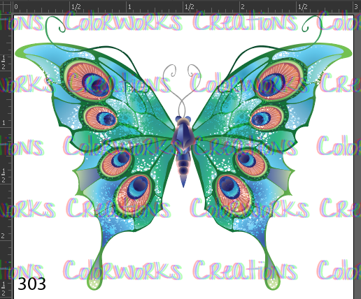 303 - Butterfly – Colorworks Creations